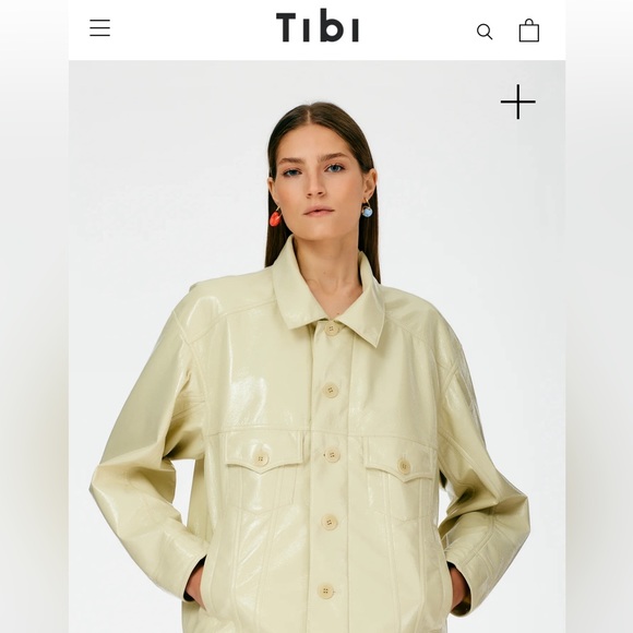 Tibi | Jackets & Coats | Nwt Tibi Patent Jacket | Poshmark